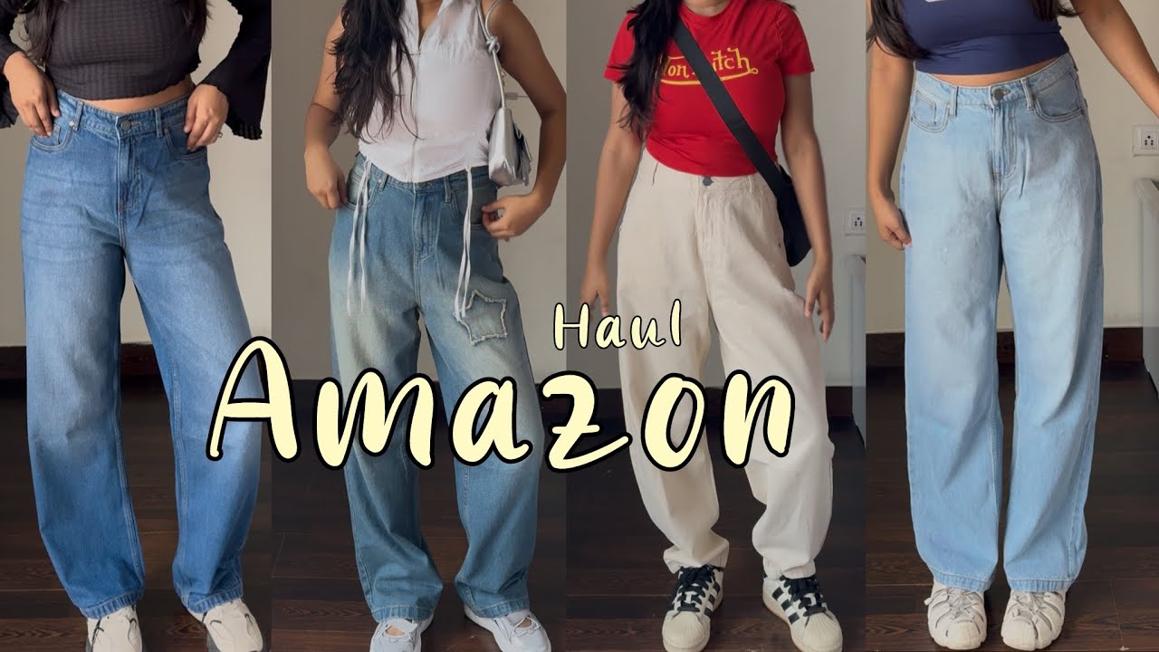 Amazon Huge Jeans Haul •You Must Try - YouTube