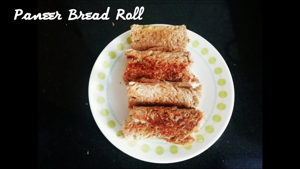 Bread Paneer Roll - Paneer Bread Roll - Paneer stuffed Bread Recipe ...