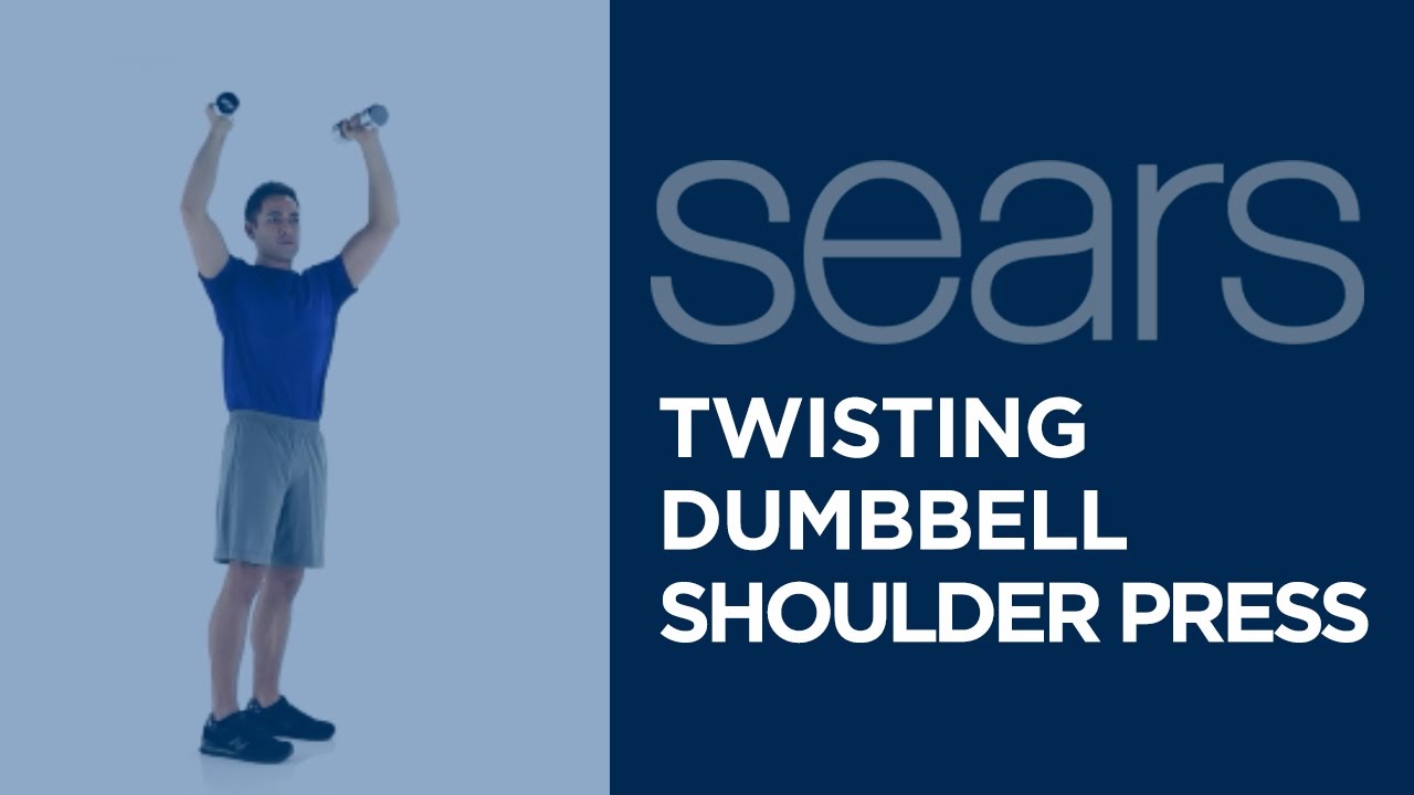 Twisting Dumbbell Shoulder Press - YouTube