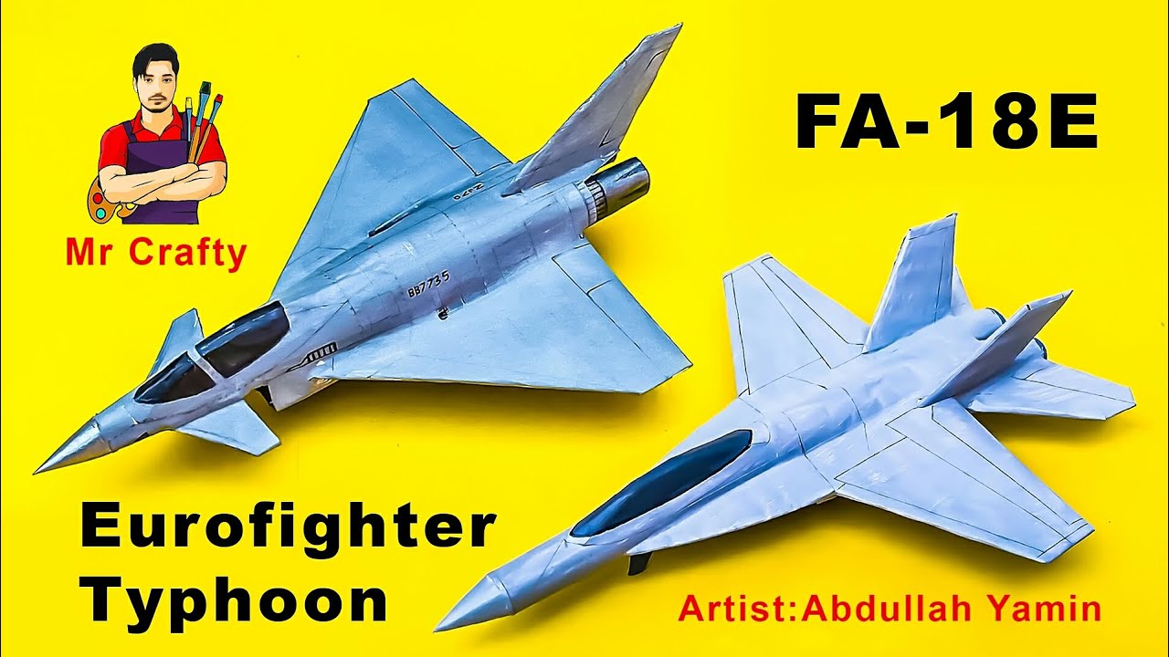 How To Make Cardboard Jet | Mr Crafty - YouTube