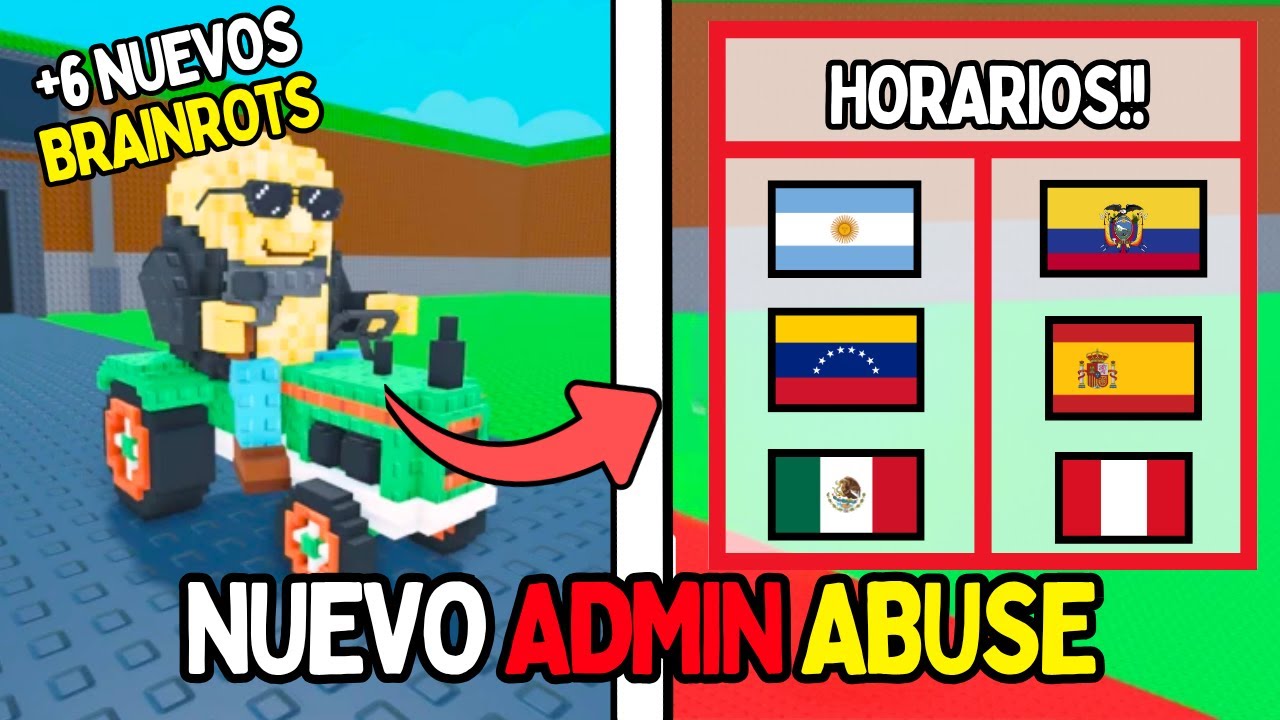 NUEVO ADMIN ABUSE🔥NUEVAS FILTRACIONES Y HORARIO EXACTO EN STEAL A BRAINROT🔥 - YouTube