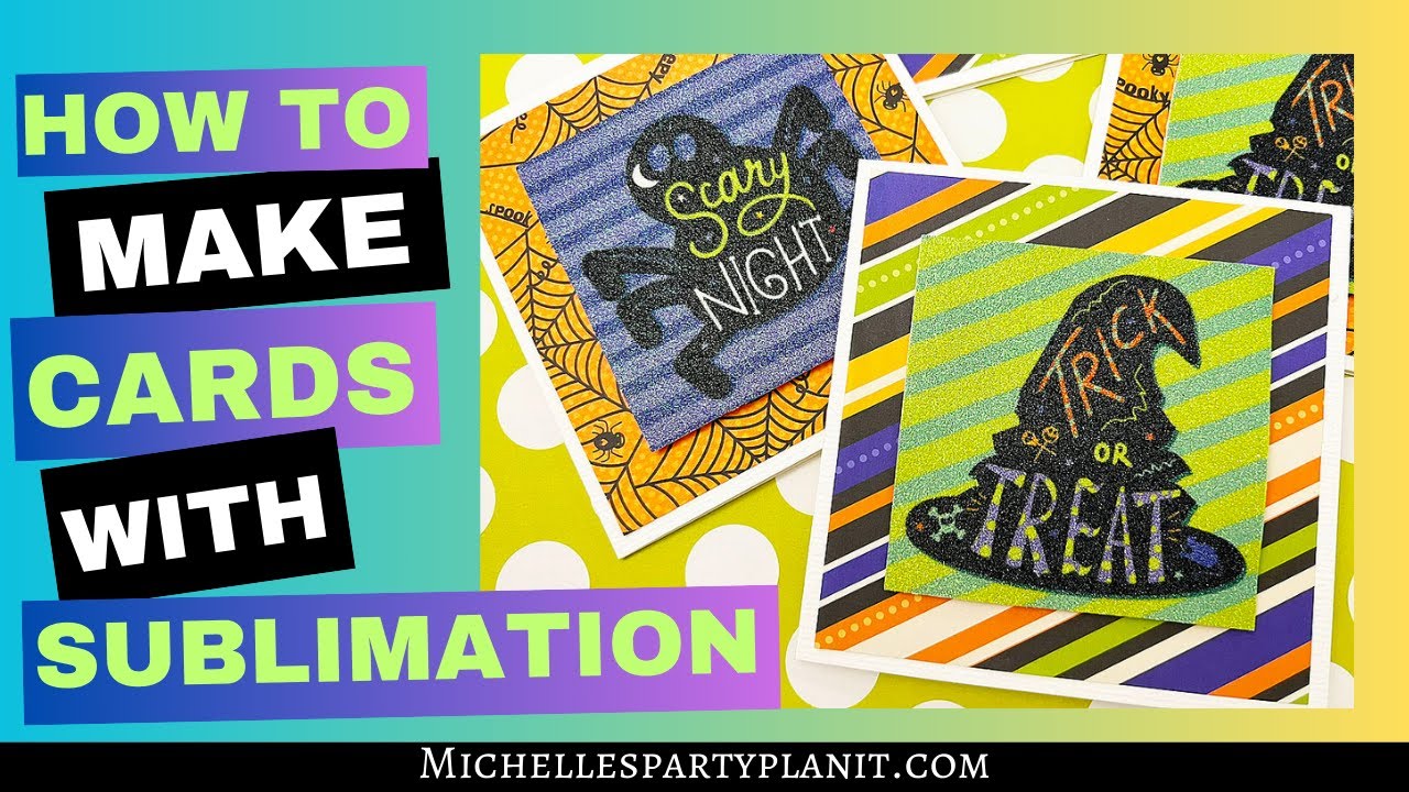 How to Sublimate on Glitter Cardstock to Create Stunning DIY Cards ...