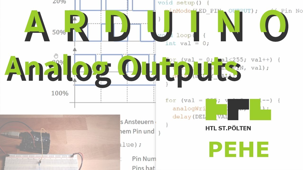 Arduino 12: Analog Output (Old) - YouTube
