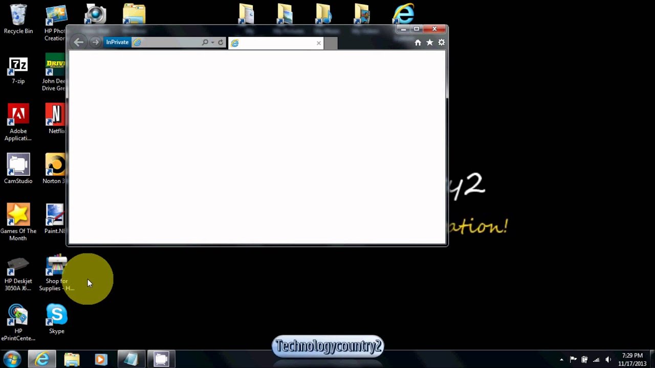 How to find and use In-Private Browsing (Windows 7) - YouTube