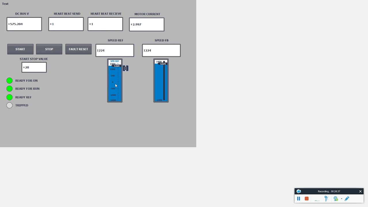 8. WinCC SCADA control for ABB Drive without PLC - YouTube
