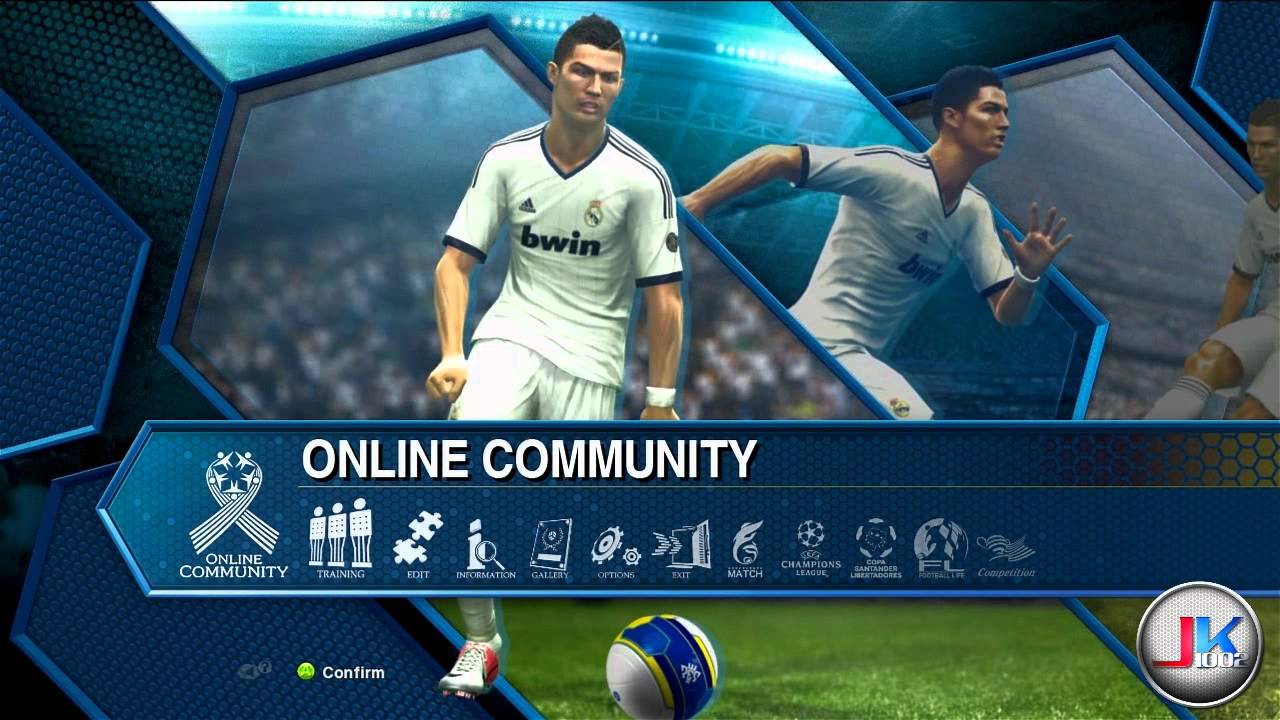 PES 2013 First Demo - All menu mode preview - YouTube