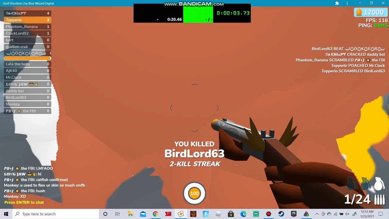 Shell Shockers Random Lobby 5 Killstreak Any% Glitchless (Former WR) 12 ...