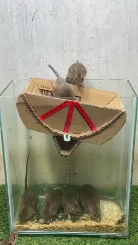 The best mouse trap/creative from paper boxes#mouse trap #rattrap #rat ...