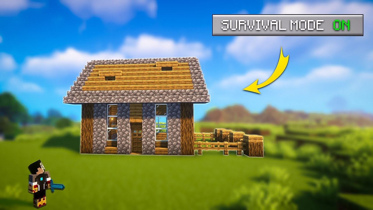 Minecraft: Perfect Starter House For Survival - YouTube