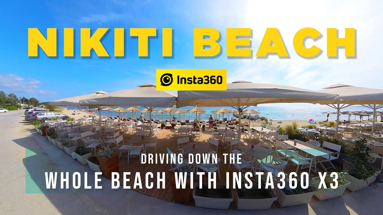 Nikiti Beach, Sithonia Halkidiki Greece 🇬🇷 Tour an Entire Beach With ...