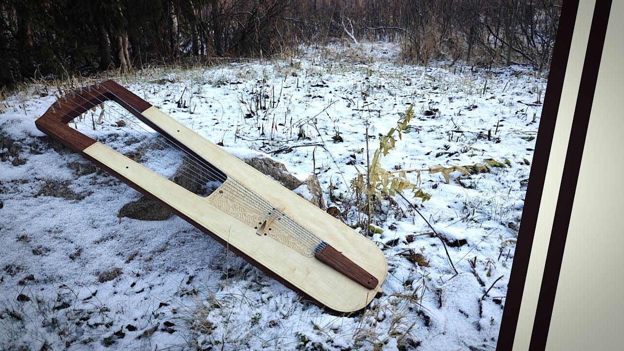 Building a Germanic Lyre with basic Tools - Part 3 - YouTube