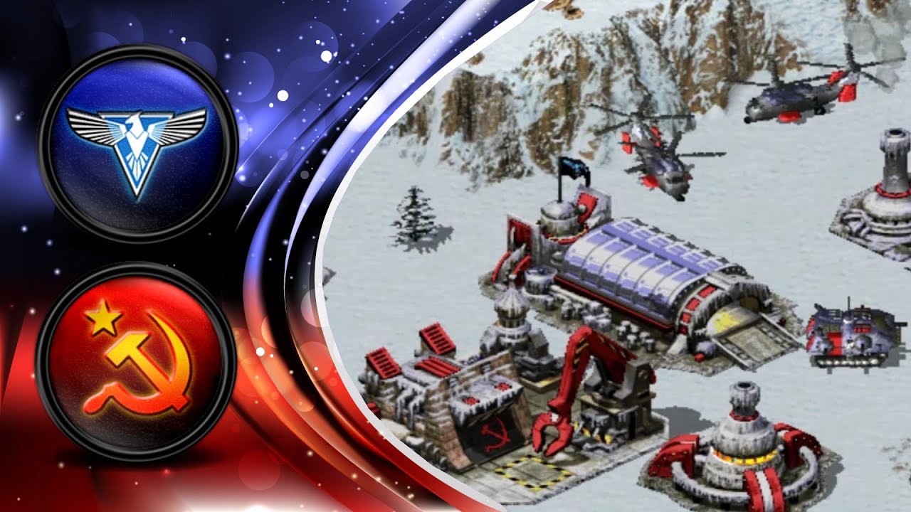 Red Alert 2 | Allied & Soviets Combination | (7 vs 1) - YouTube