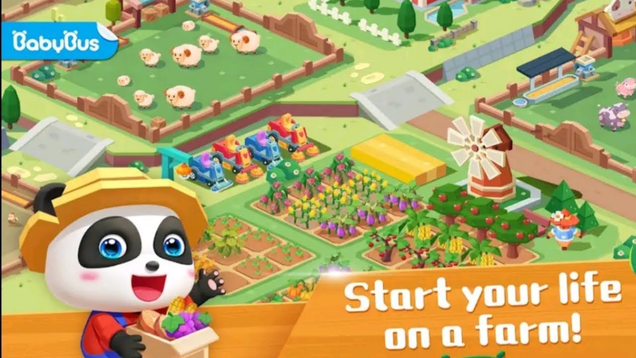 New Game BabyBus - Little Panda Town My Farm - YouTube
