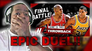 Magic Johnson vs Michael Jordan in Game 5 of 1991 Finals Was EPIC!!! by ...