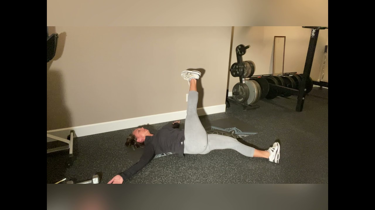 Mobility- Supine scorpion - YouTube