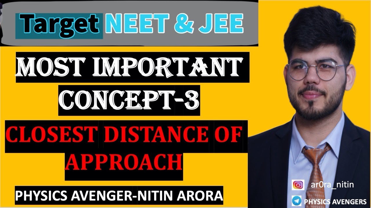 CLOSEST DISTANCE OF APPROACH | Most Important Concepts of Physics ...