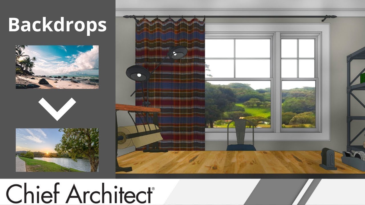 Creating New Backdrops For Cameras - YouTube