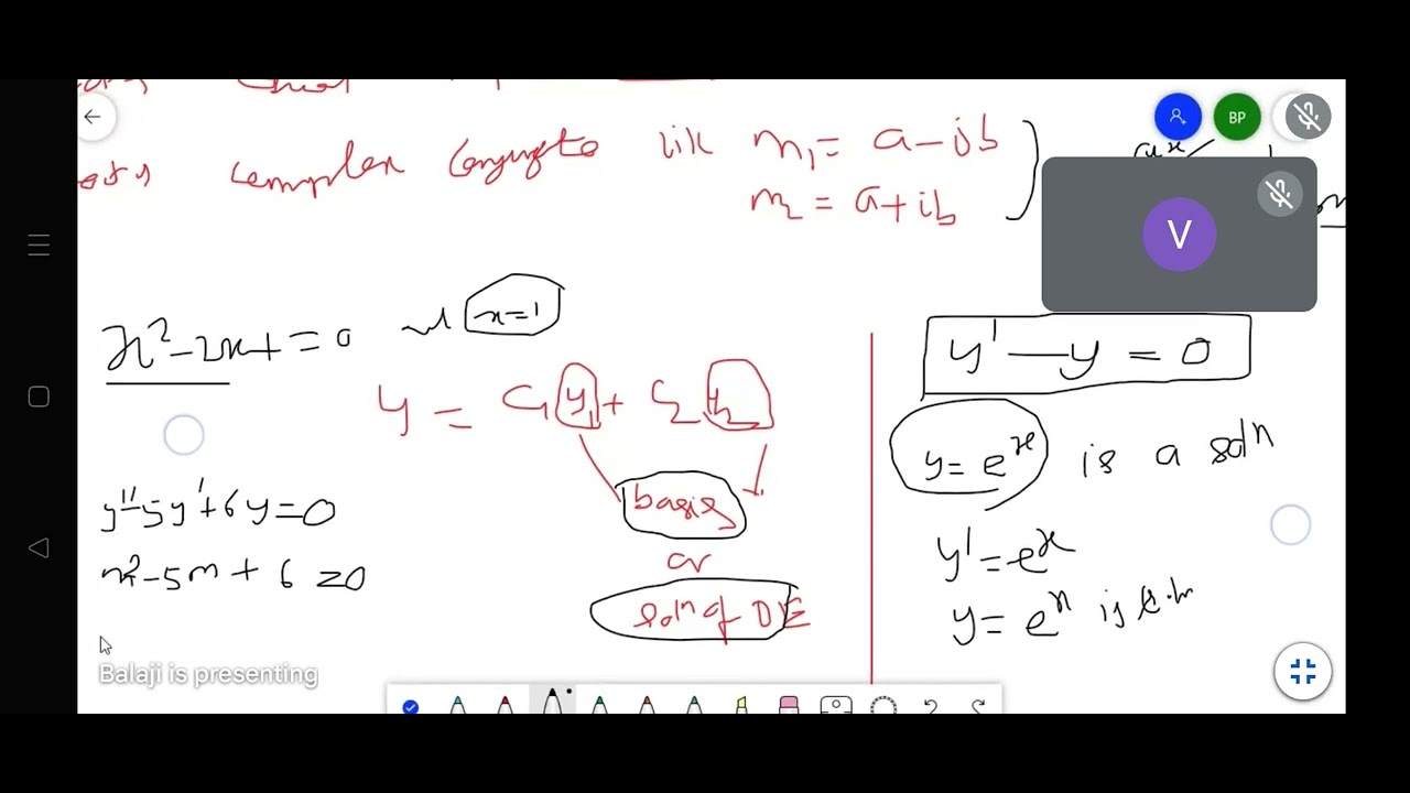MCQ on double differential equations - YouTube