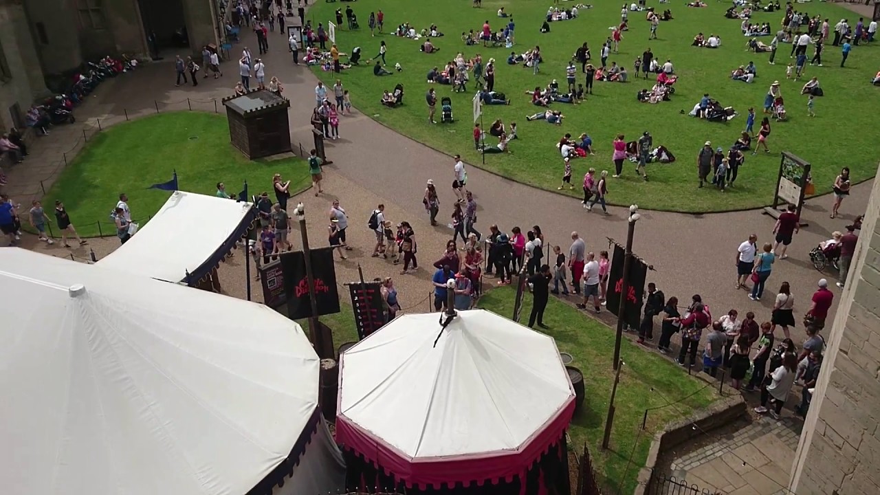 View of Warwick Castle From The Towers And Ramparts, 28 May 2017 - YouTube