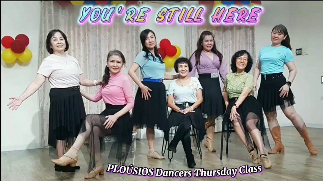 YOU'RE STILL HERE - Line Dance || Demo by PLOÙSIOS Dancers Thursday ...