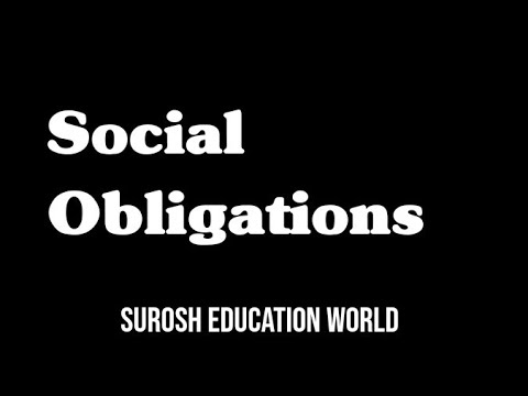 What are SOCIAL OBLIGATIONS | Moral Values | Social Obligations | Abdul ...