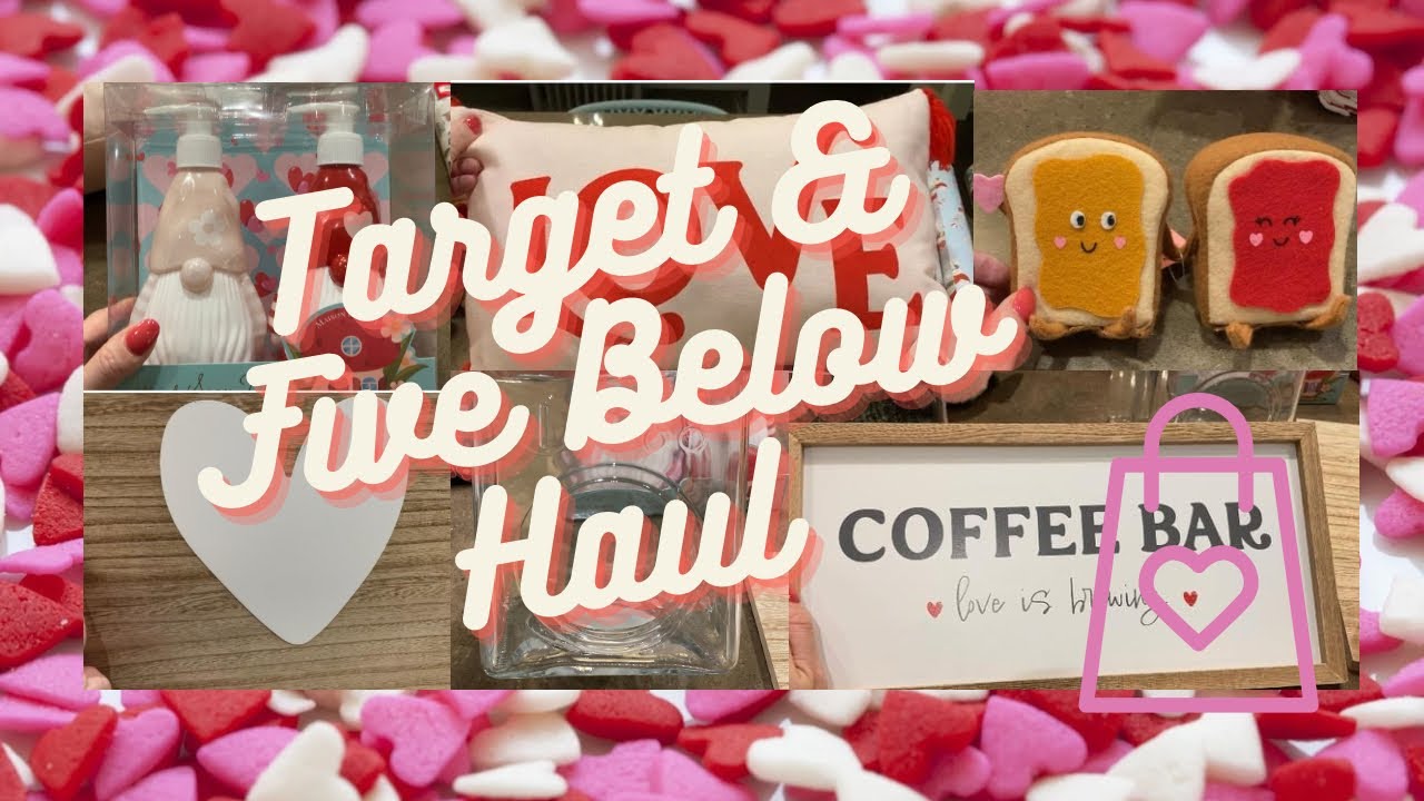 Target & Five Below Haul/Valentine’s Day - YouTube