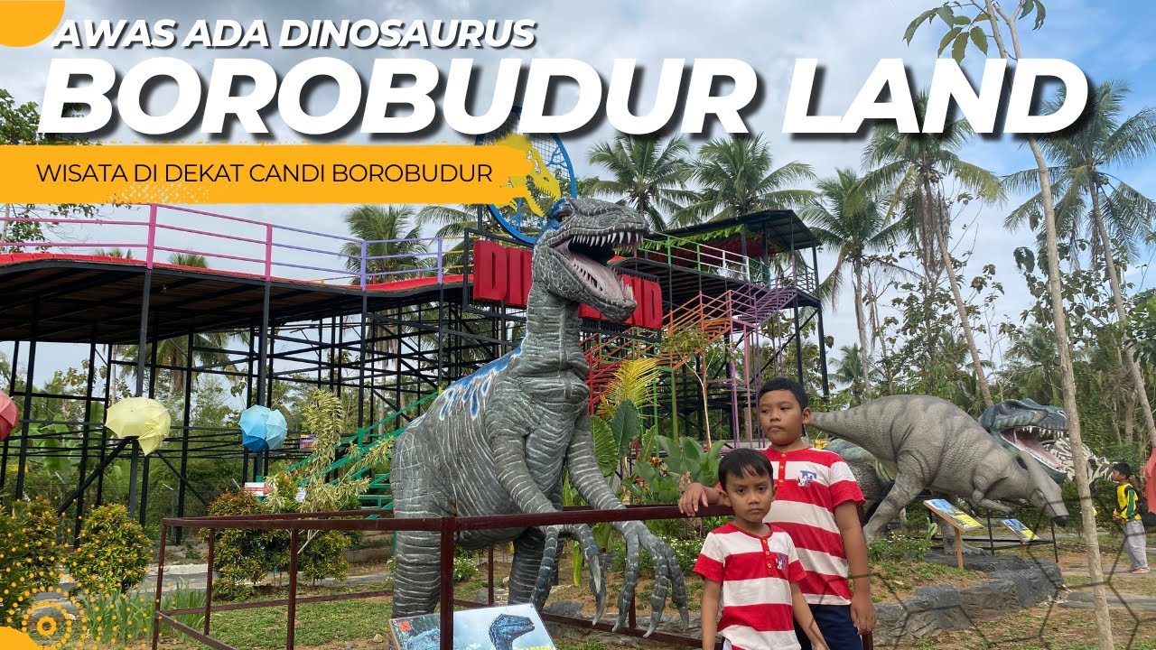 Borobudur Land Magelang | Seru Main Rainbow Slide - YouTube