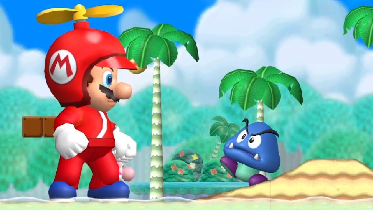 Giant New Super Mario Bros. Wii 3 - Full Walkthrough - #04 - YouTube