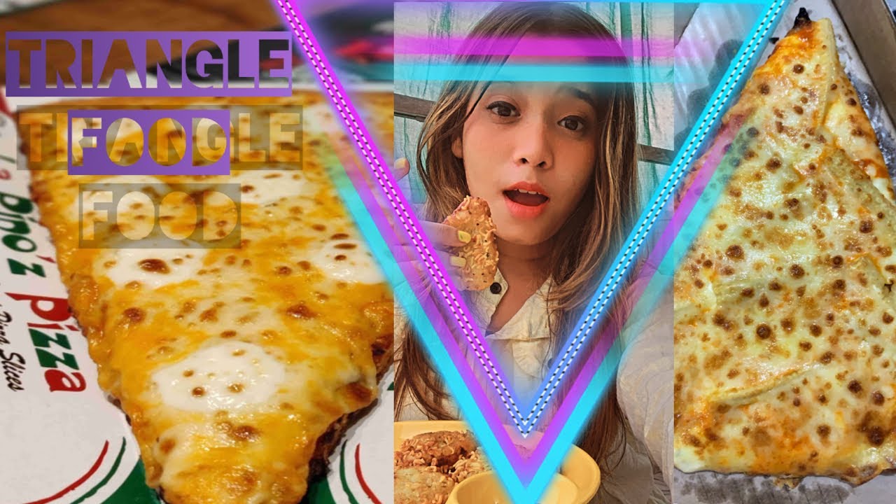 I ate *triangle food* for 24hours challenge - YouTube