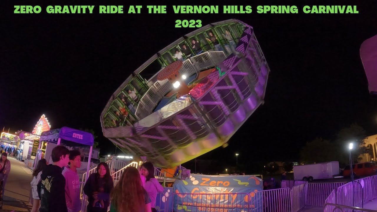 Zero Gravity Ride At The Vernon Hills Spring Carnival 2023 - YouTube