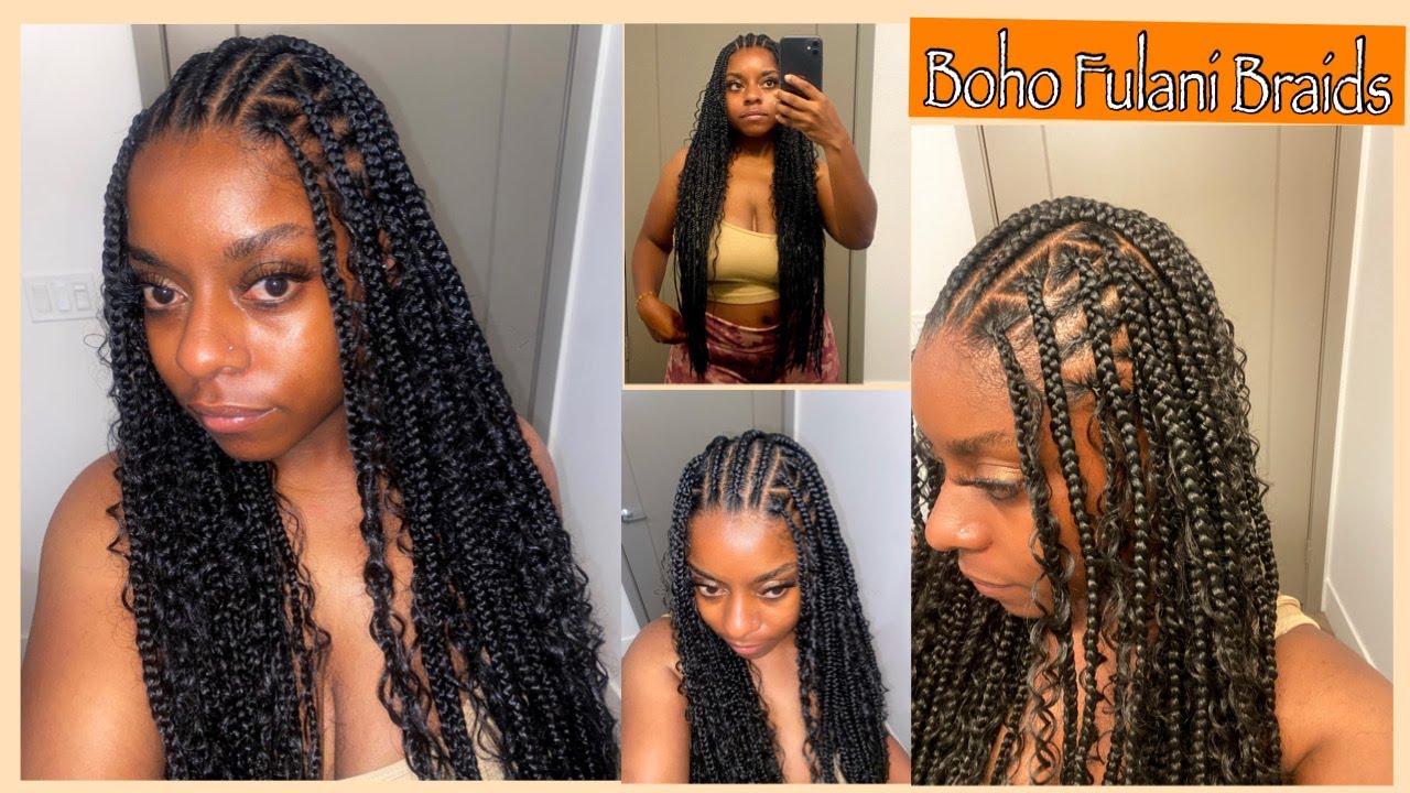 Boho Fulani Tribal Braids - Jordan Kristina - YouTube