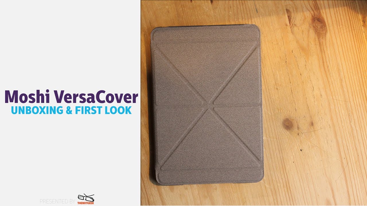 Moshi VersaCover for the iPad min: Unboxing & First Look - YouTube
