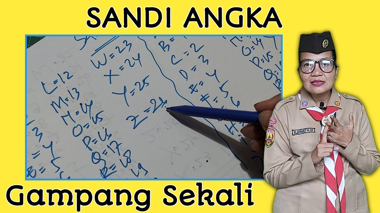 Cara Membuat dan Membaca Sandi Angka - YouTube