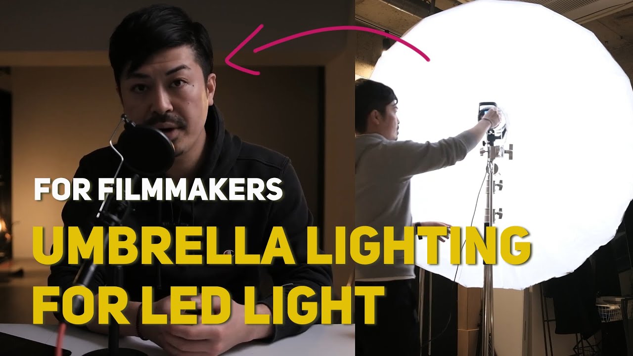 Cinematic Lighting for YouTube & Interview Setup | Using Umbrella for ...
