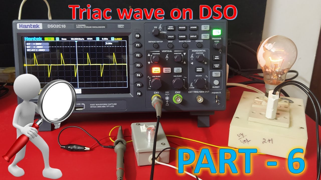 Triac Wave form in DSO - Part 6 - YouTube