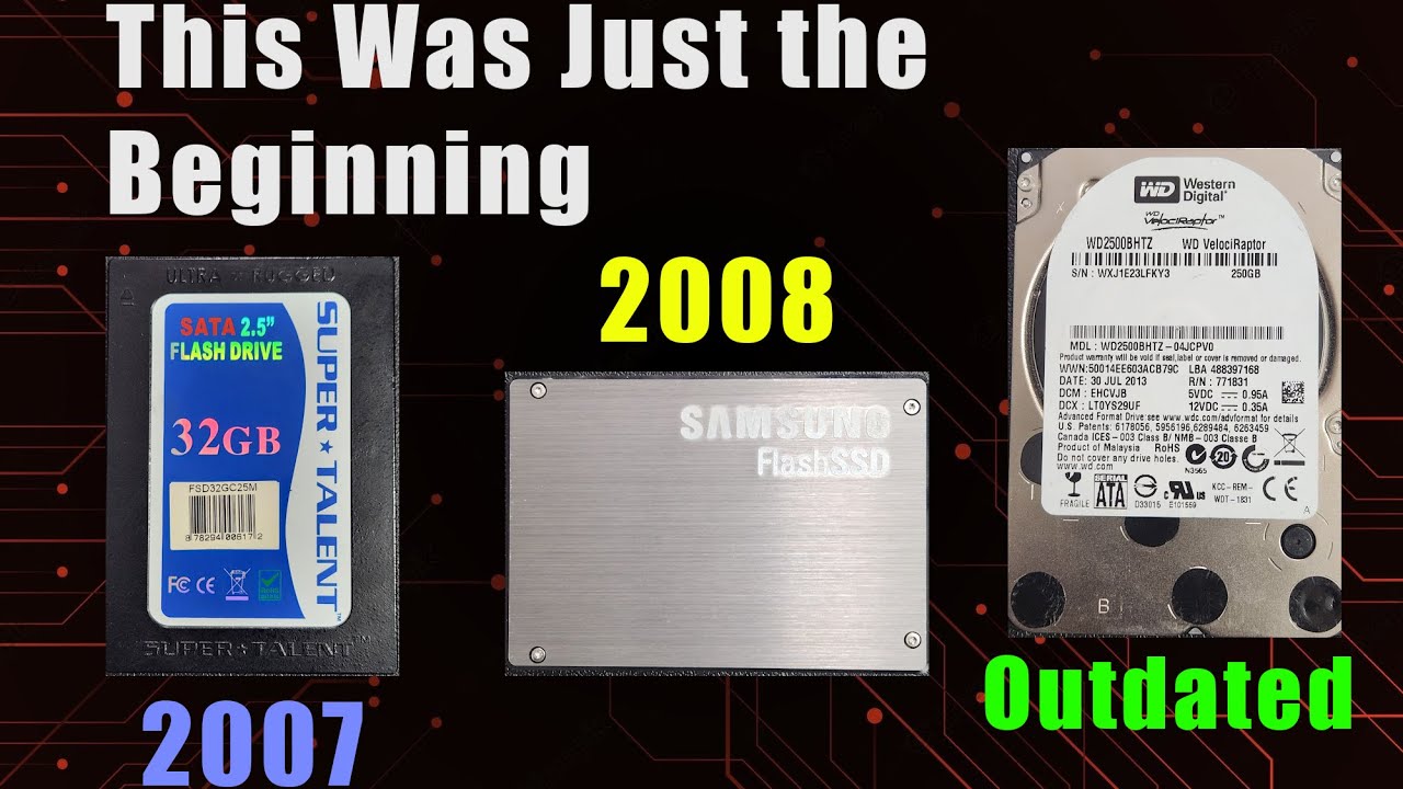 15 Years Ago, the Flash SSD was Born- The First SATA SSD - YouTube