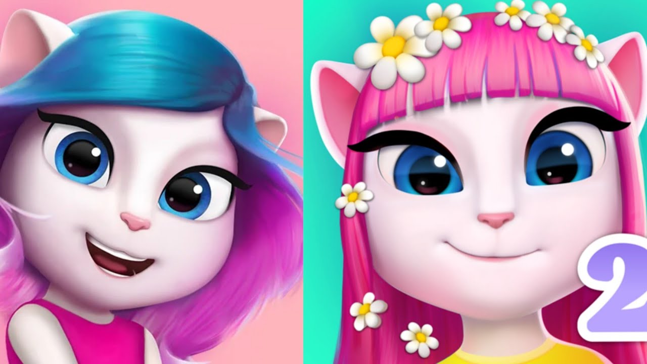 My Talking Angel 2 😇 vs My Talking Tom Hero Dash Android - Full Screen ...