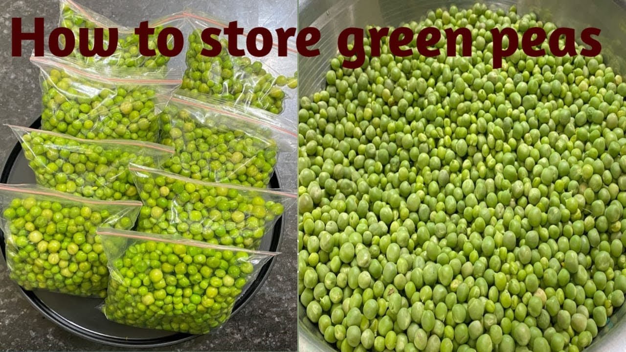 How to store Fresh Green peas 🫛 || Homemade Frozen peas || Hari Matar ...