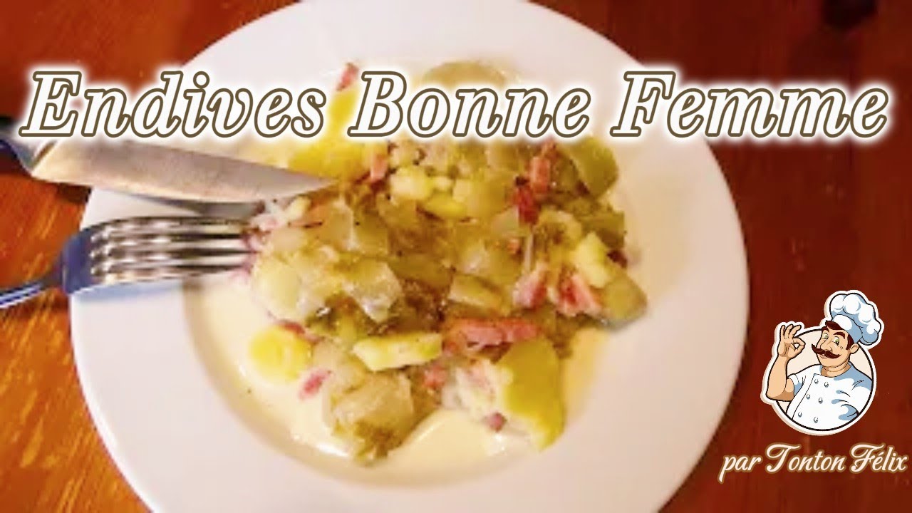 ENDIVES BONNE-FEMME (RECETTE DE CHICONS) - YouTube