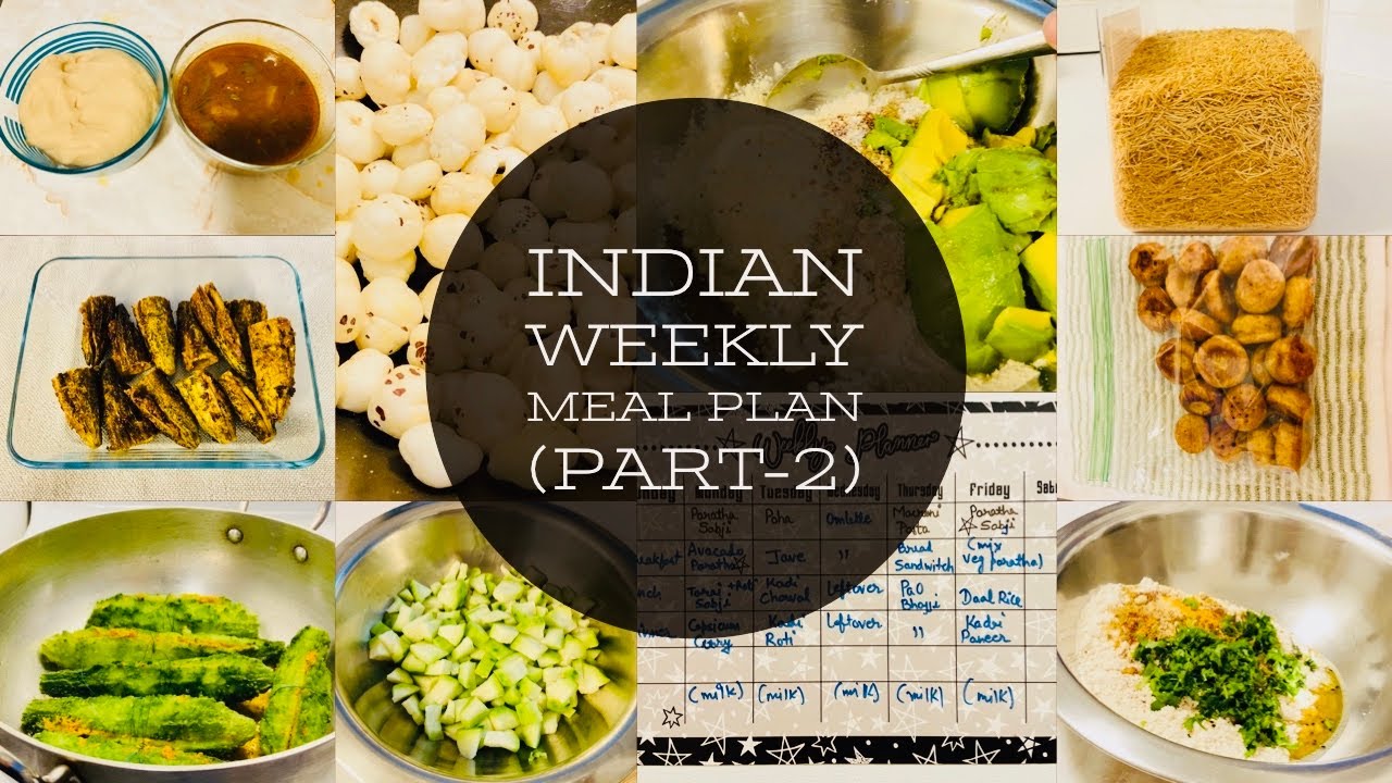 *INDIAN WEEKLY MEAL PLANNING & PRE-PREPARATION*~HOW TO STORE VEGETABLES ...