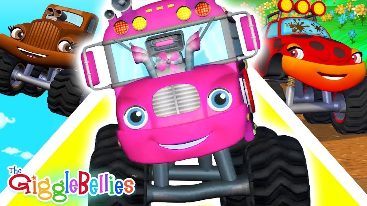 Wheels On The Bus | Nursery Rhymes For Kids | GiggleBellies - YouTube
