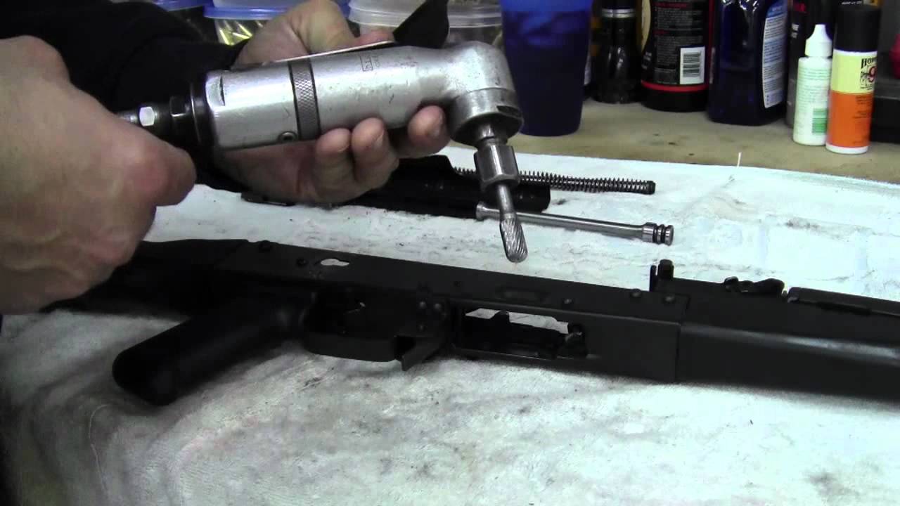 Ak-74 and Ak-47 Safety Lever Modification - YouTube