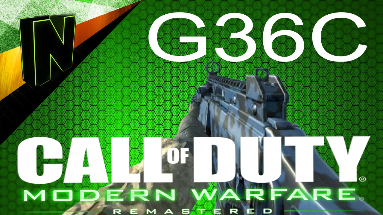 COD 4 Remastered G36C bemutató - YouTube