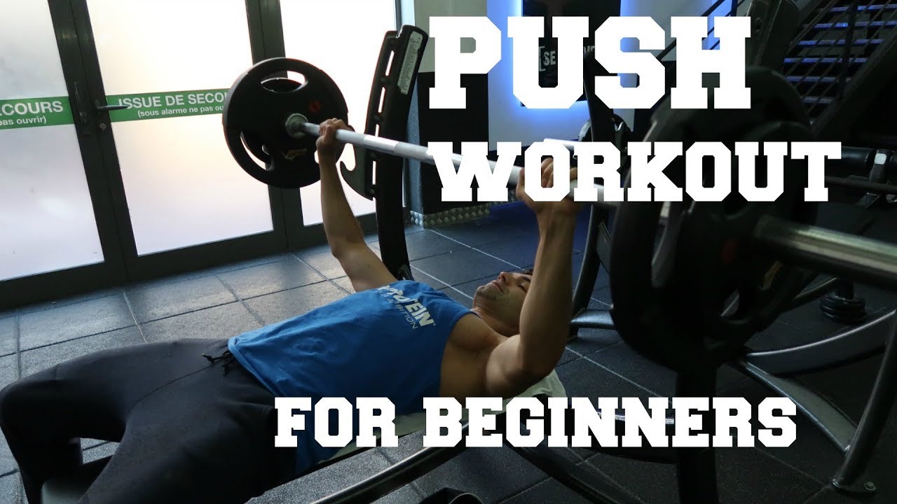 Push workout for beginners - YouTube