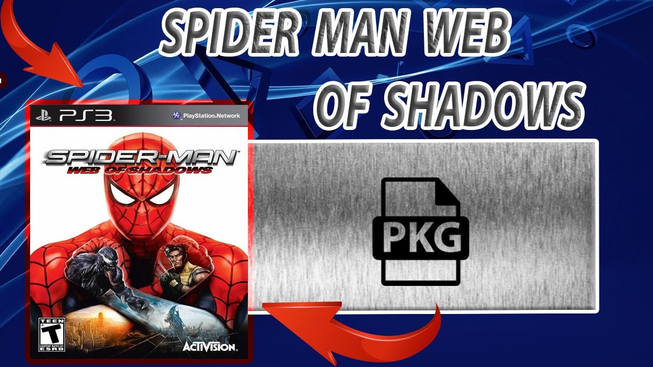 Spider-Man Web of Shadows Ps3 Pkg - YouTube