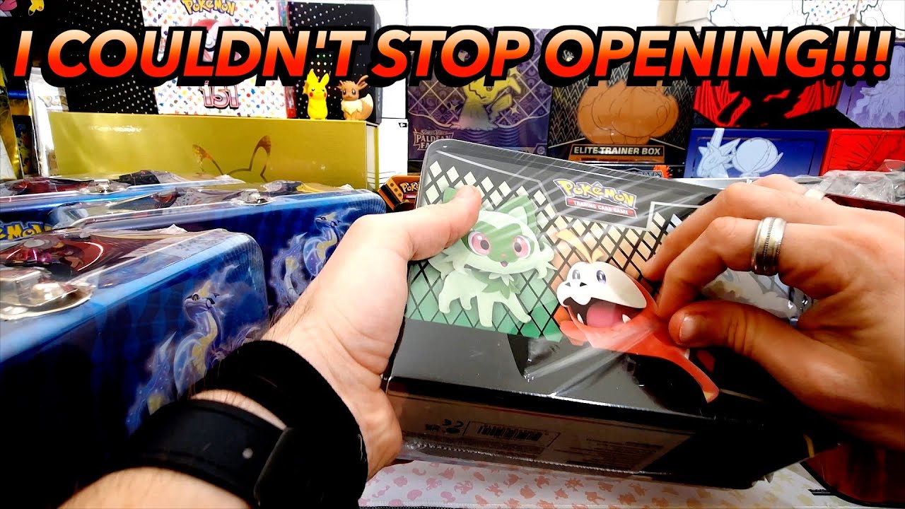 I COULDN'T STOP MYSELF AND OPENED ALL THESE POKÉMON SCARLET & VIOLET ...