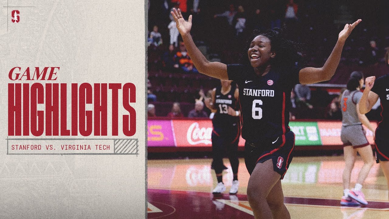 Highlights: Stanford Women's Basketball vs. Virginia Tech (2/20/25 ...