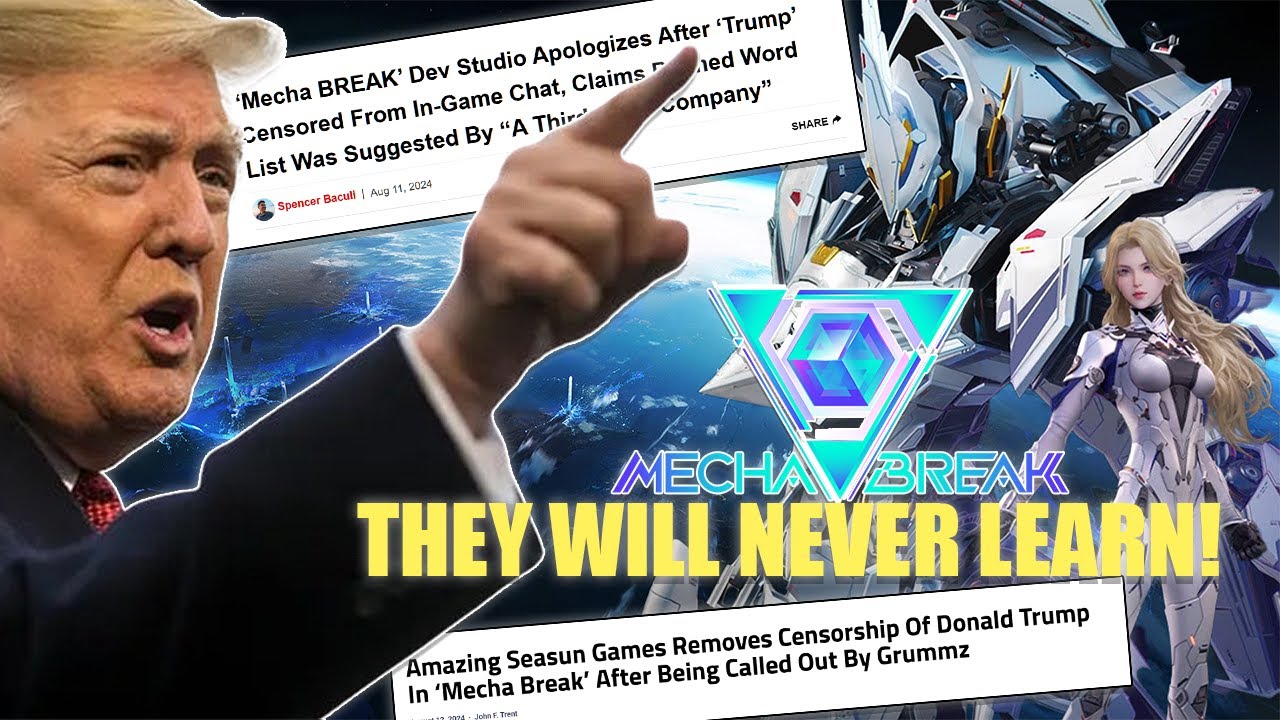 Mecha Break developer apologizes for banning Trump's name from ingame ...