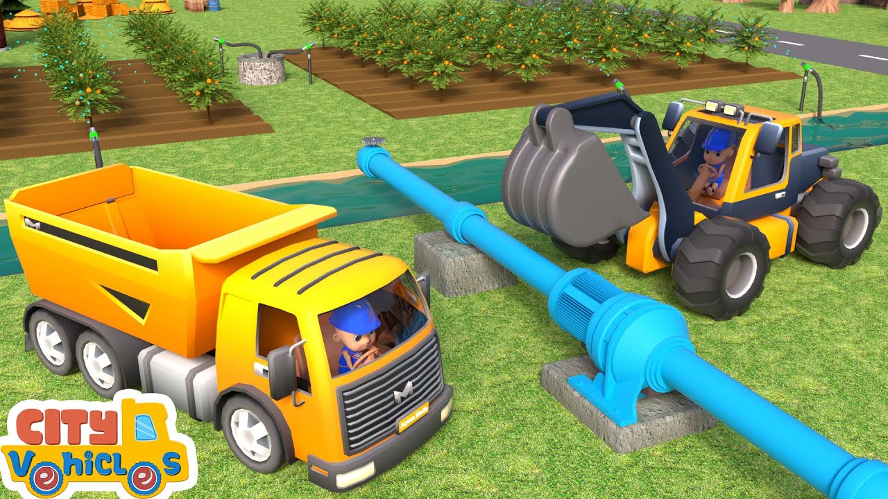 Fixed Water system for Farm-dump truck, bulldozer and excavator for ...
