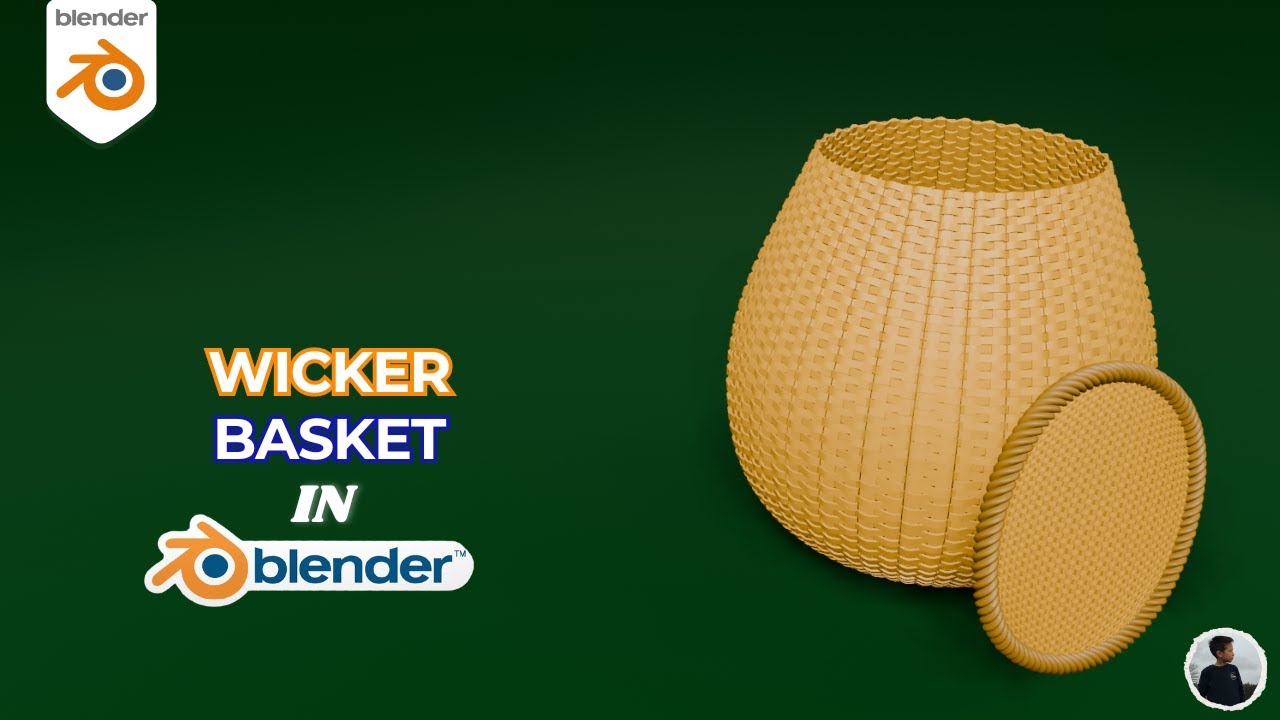 Blender Tutorial | How to make a Wicker Basket in BLENDER? - YouTube